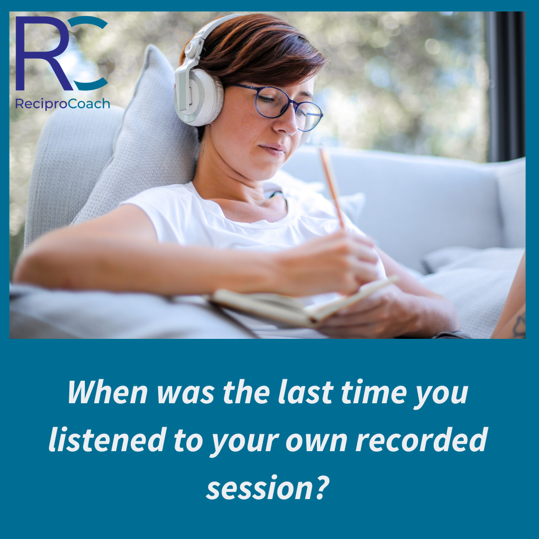 When was the last time you listened to your own recorded session ...